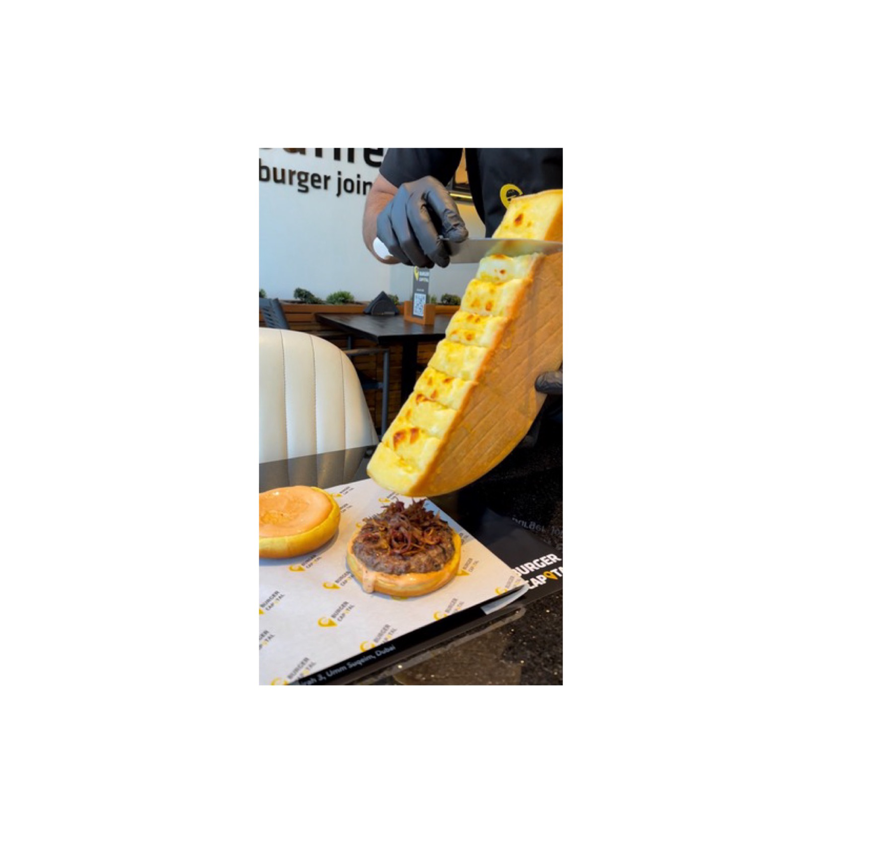 Artisan Smokey Raclette Burger (Strong Cheese)